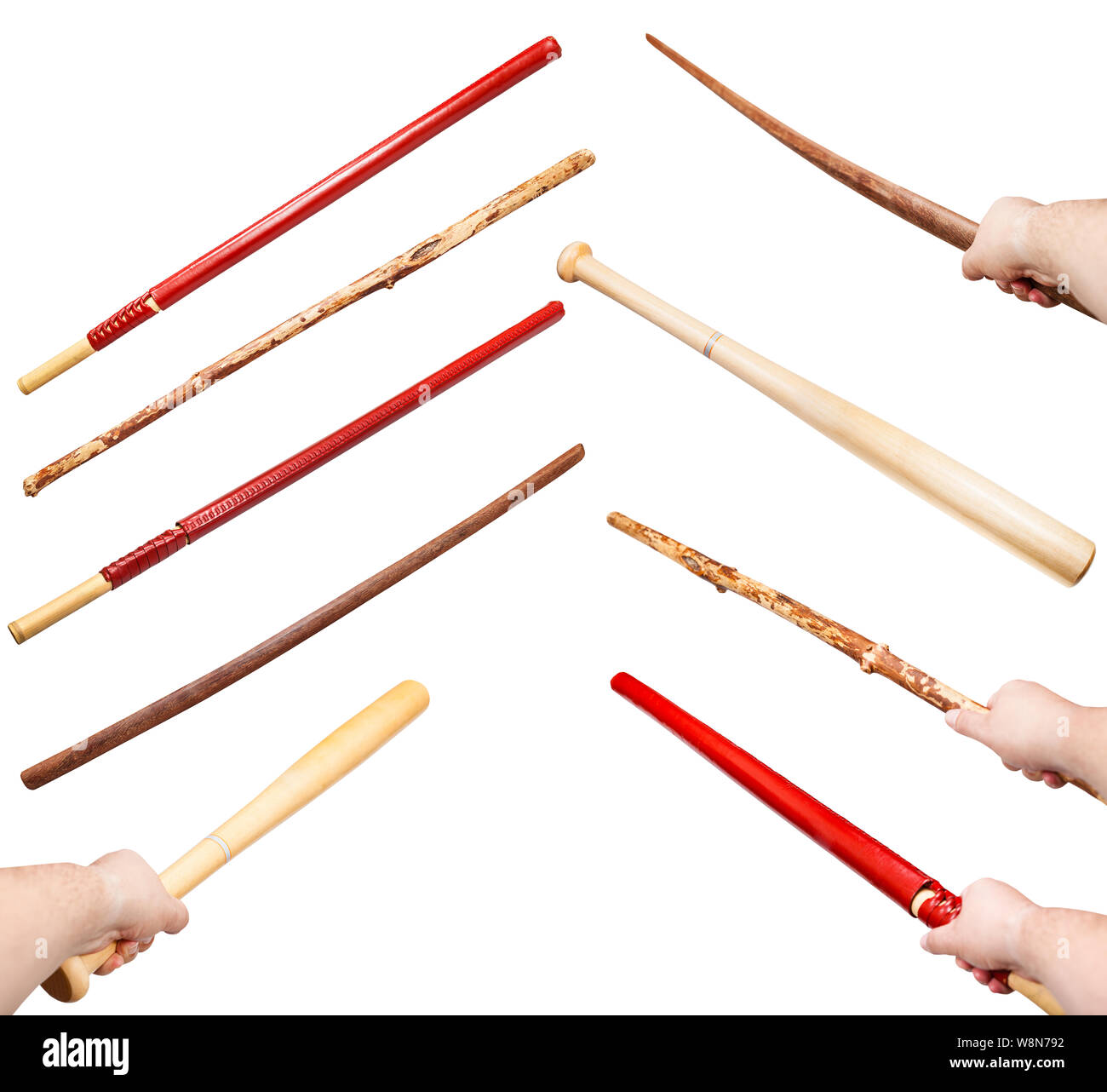 Wooden club weapon hi-res stock photography and images - Alamy