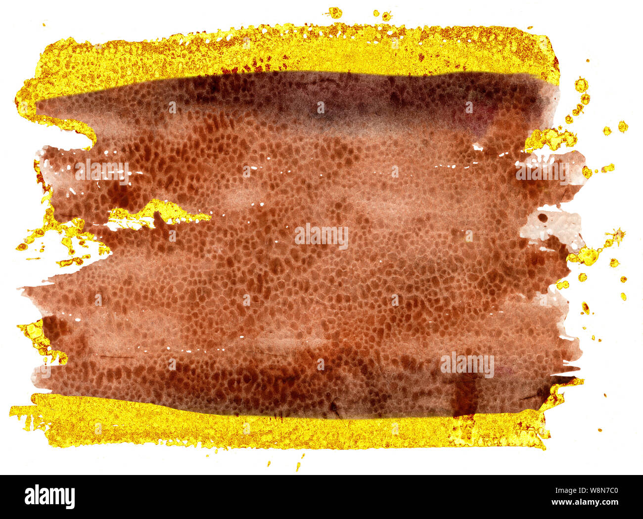 Brown and gold art Cut Out Stock Images & Pictures - Alamy