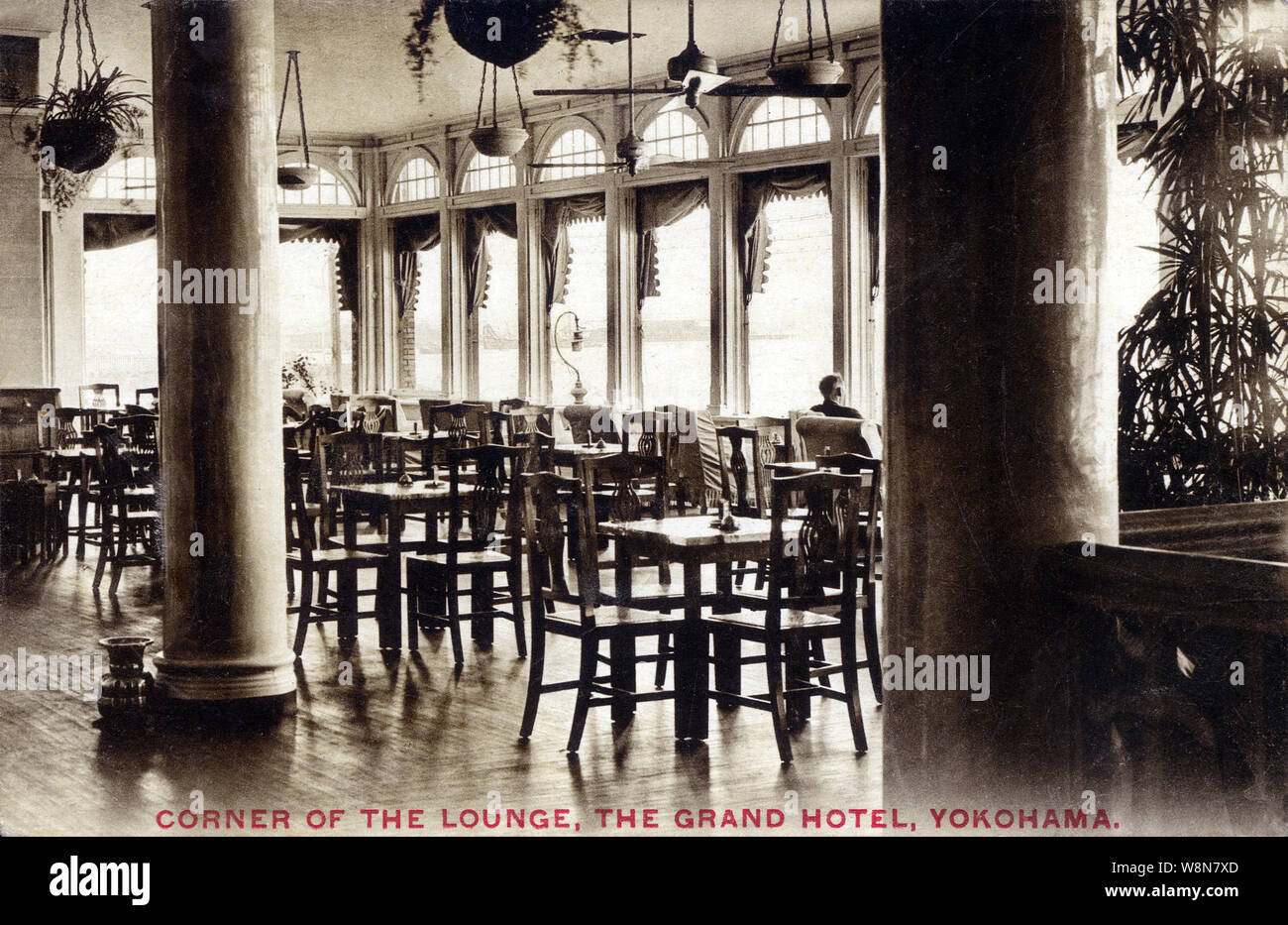 [ 1910s Japan - Lounge at Western-Style Hotel in Yokohama ] — The ...