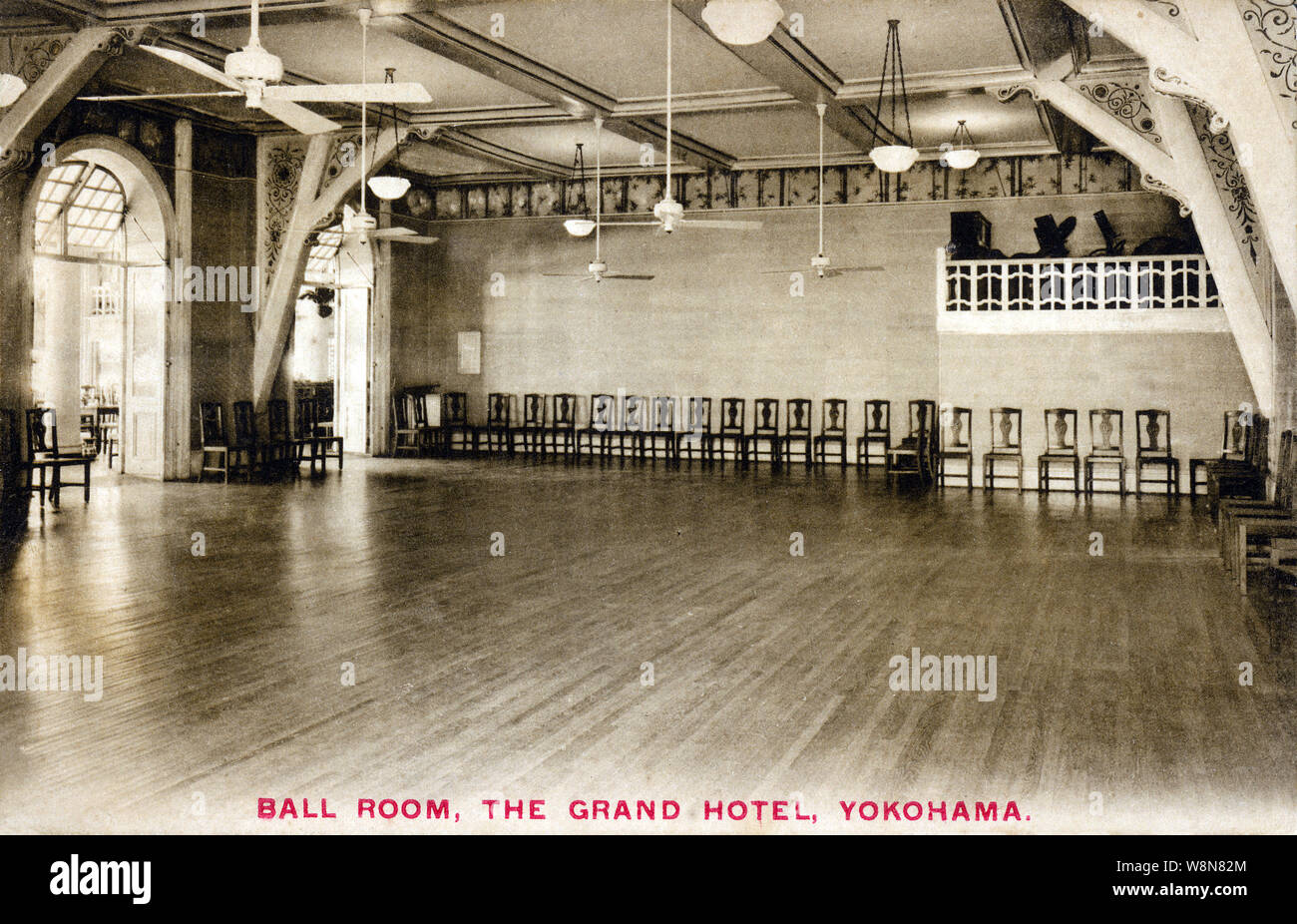 [ 1910s Japan - Ball Room at Western-Style Hotel in Yokohama ] — The ...