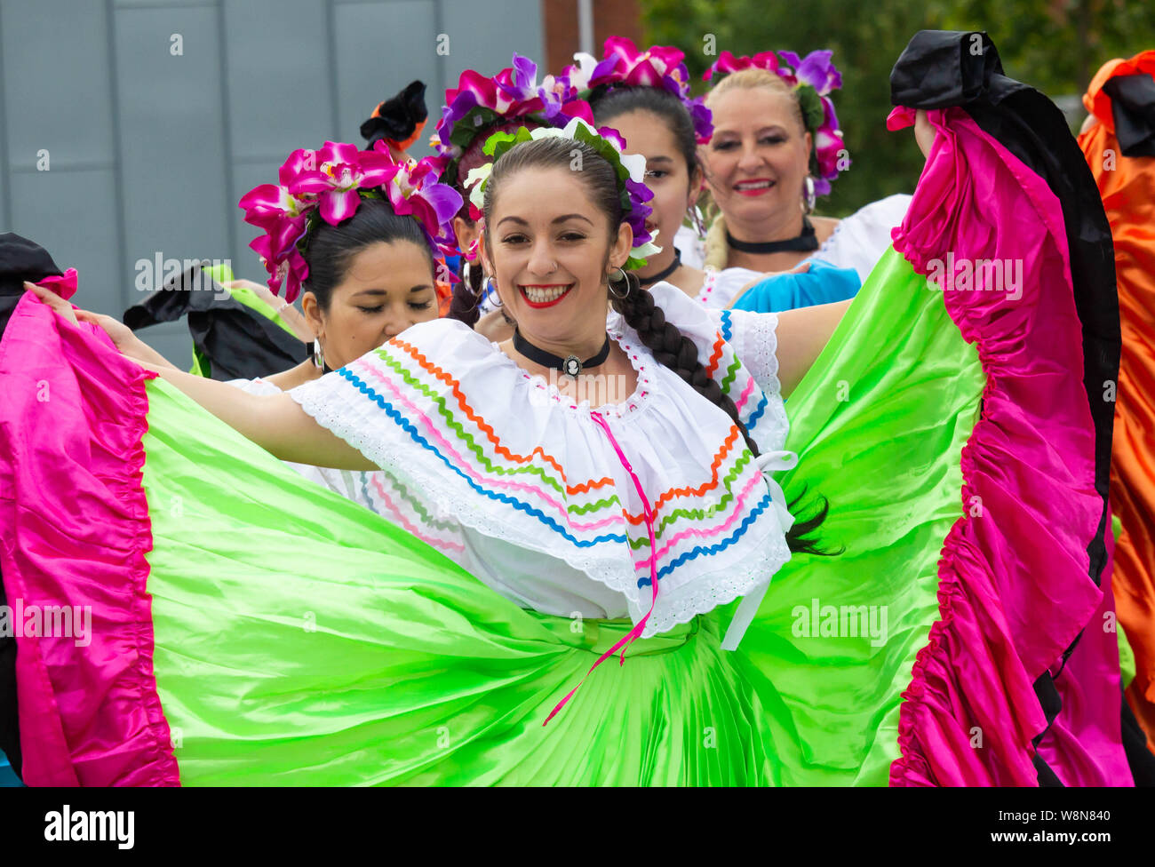 Dancers from Costa Rica performing at the Billingham International ...