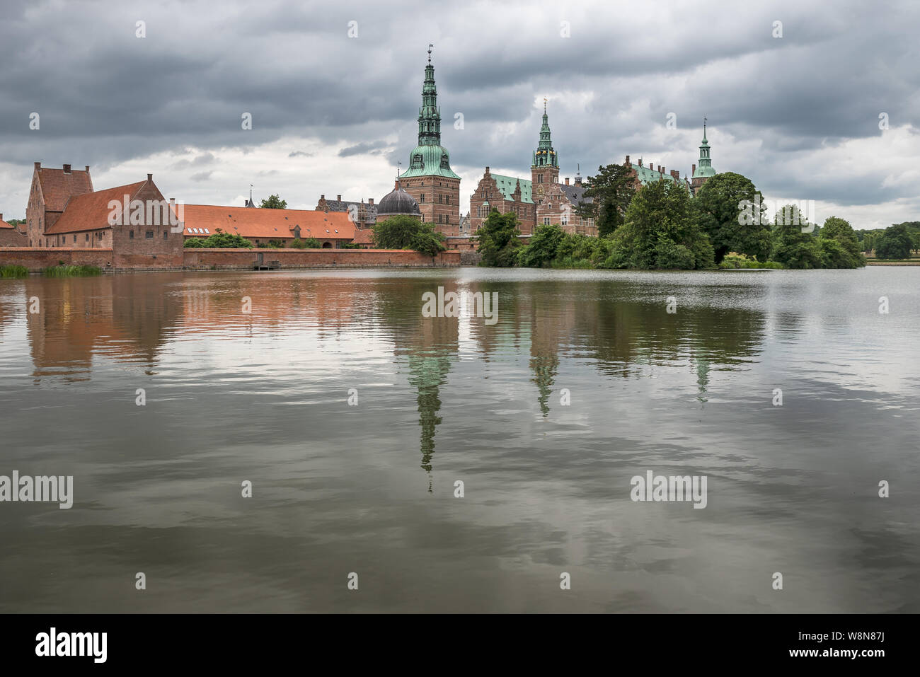 Frederiksborg Castle in Hillerod, North Zealand, Denmark Stock Photo ...