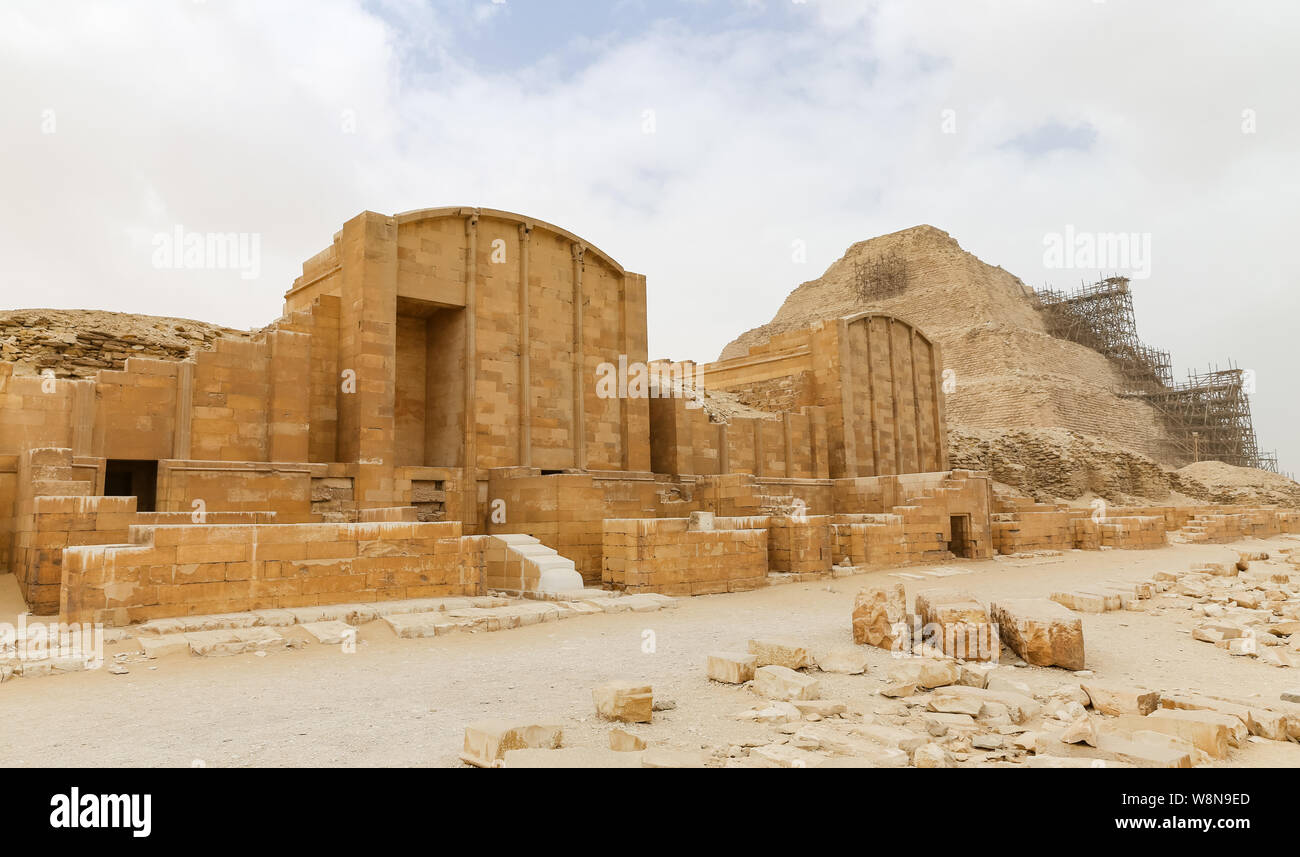 Funerary complex of djoser hi-res stock photography and images - Alamy