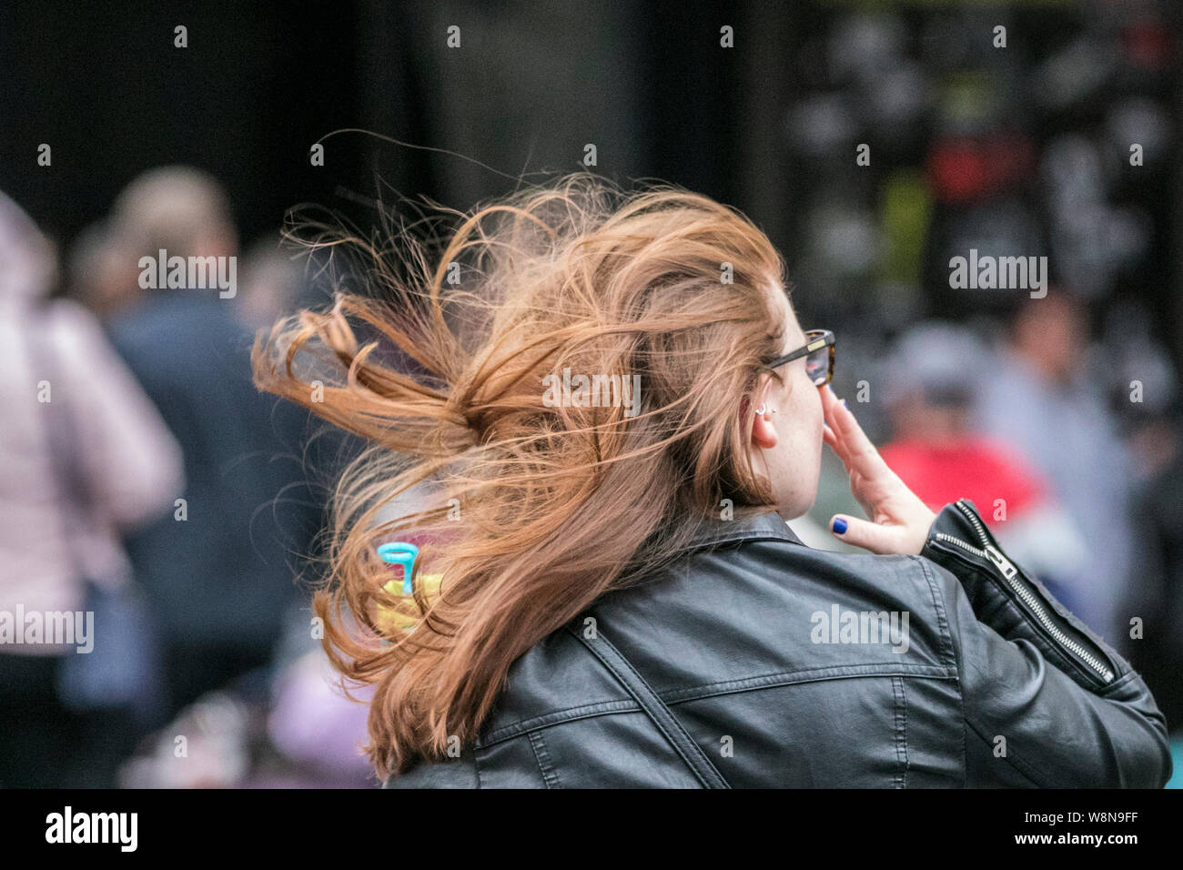 Messy Hair Windswept High Resolution Stock Photography and Images - Alamy