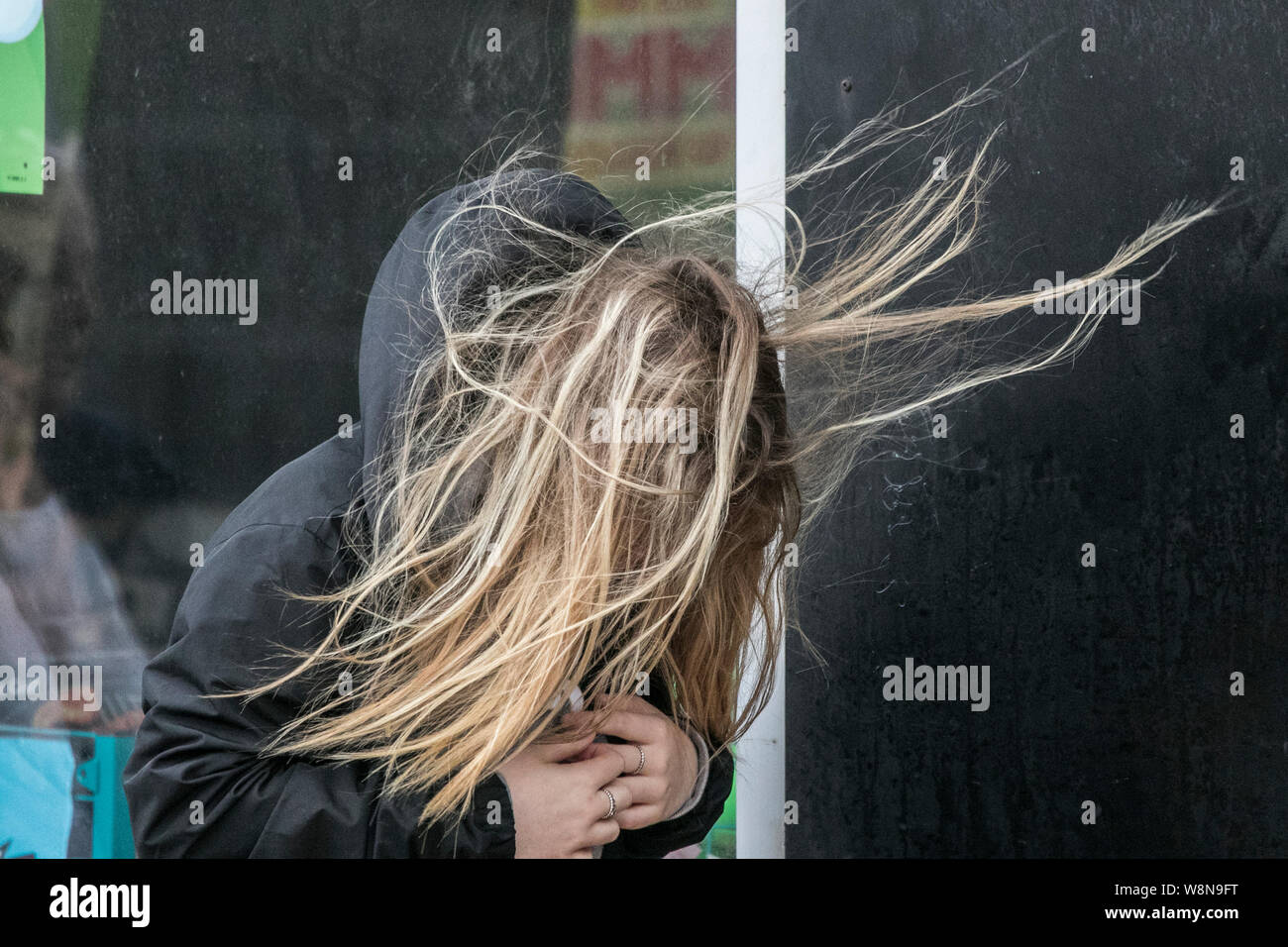 Windswept hair wind blown bad hair day windy weather storm stormy day ...