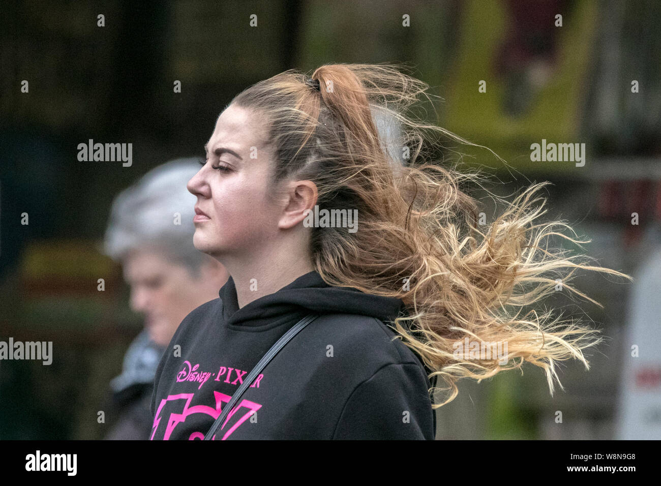 Windswept hair wind blown bad hair day windy weather storm stormy day ...
