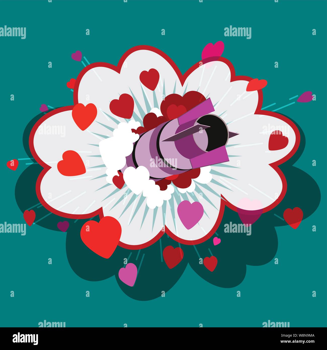 Smoke bomb wedding Stock Vector Images - Alamy