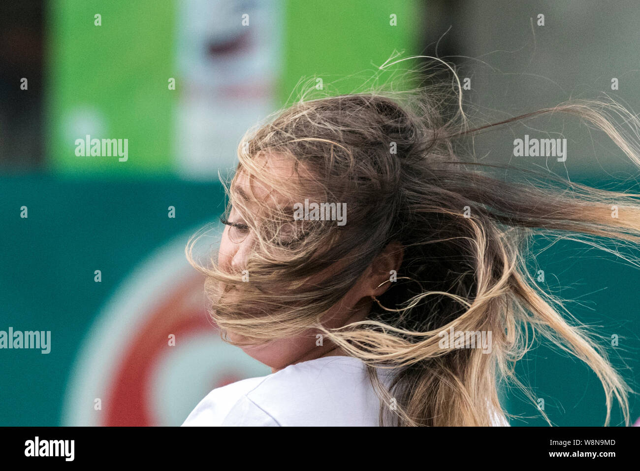 Windswept hair wind blown bad hair day windy weather storm stormy day ...