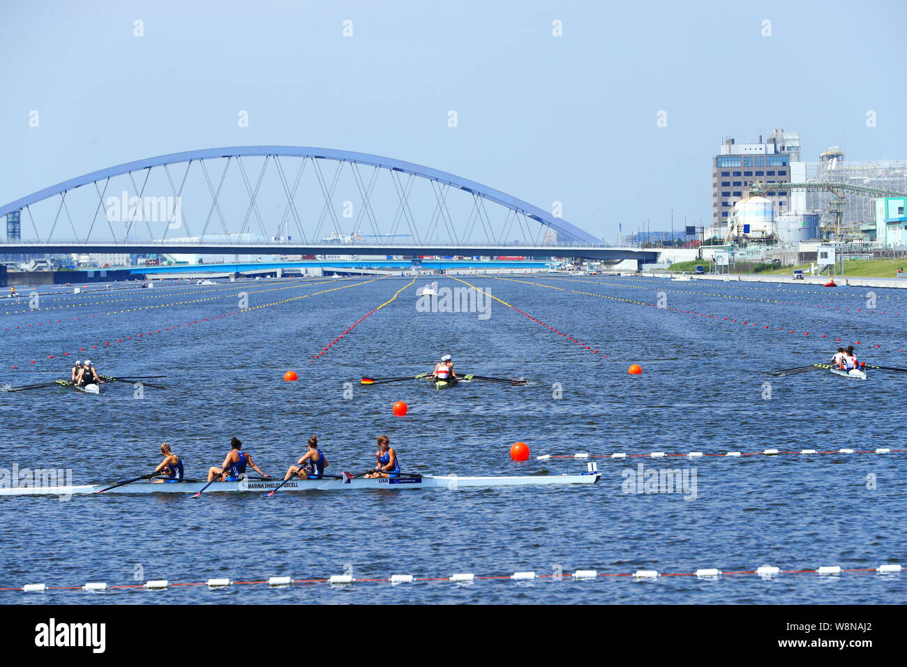 Sea Forest Waterway, Tokyo, Japan. 10th Aug, 2019. General view, AUGUST ...