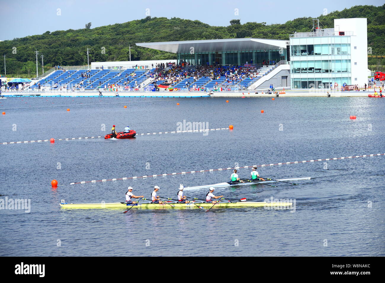 Sea Forest Waterway, Tokyo, Japan. 10th Aug, 2019. General view, AUGUST ...