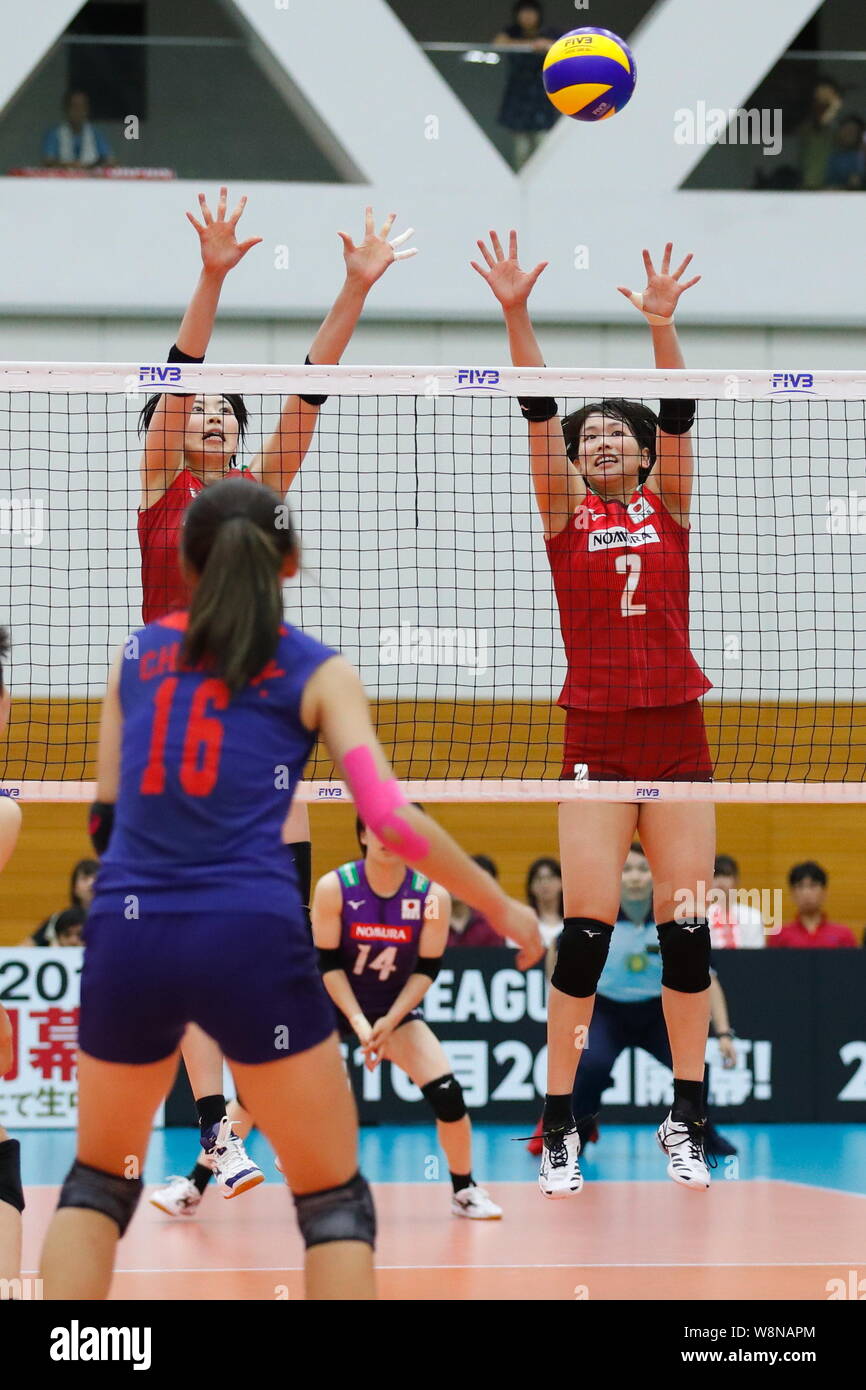 Fukaya Big Turtle, Saitama, Japan. 10th Aug, 2019. Sarina Koga (JPN ...