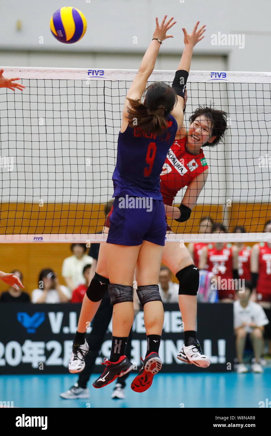 Fukaya Big Turtle, Saitama, Japan. 10th Aug, 2019. Sarina Koga (JPN ...