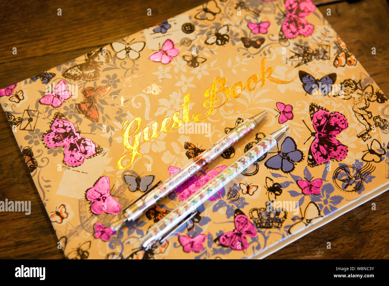 Wedding Guest Book Stock Photo - Alamy