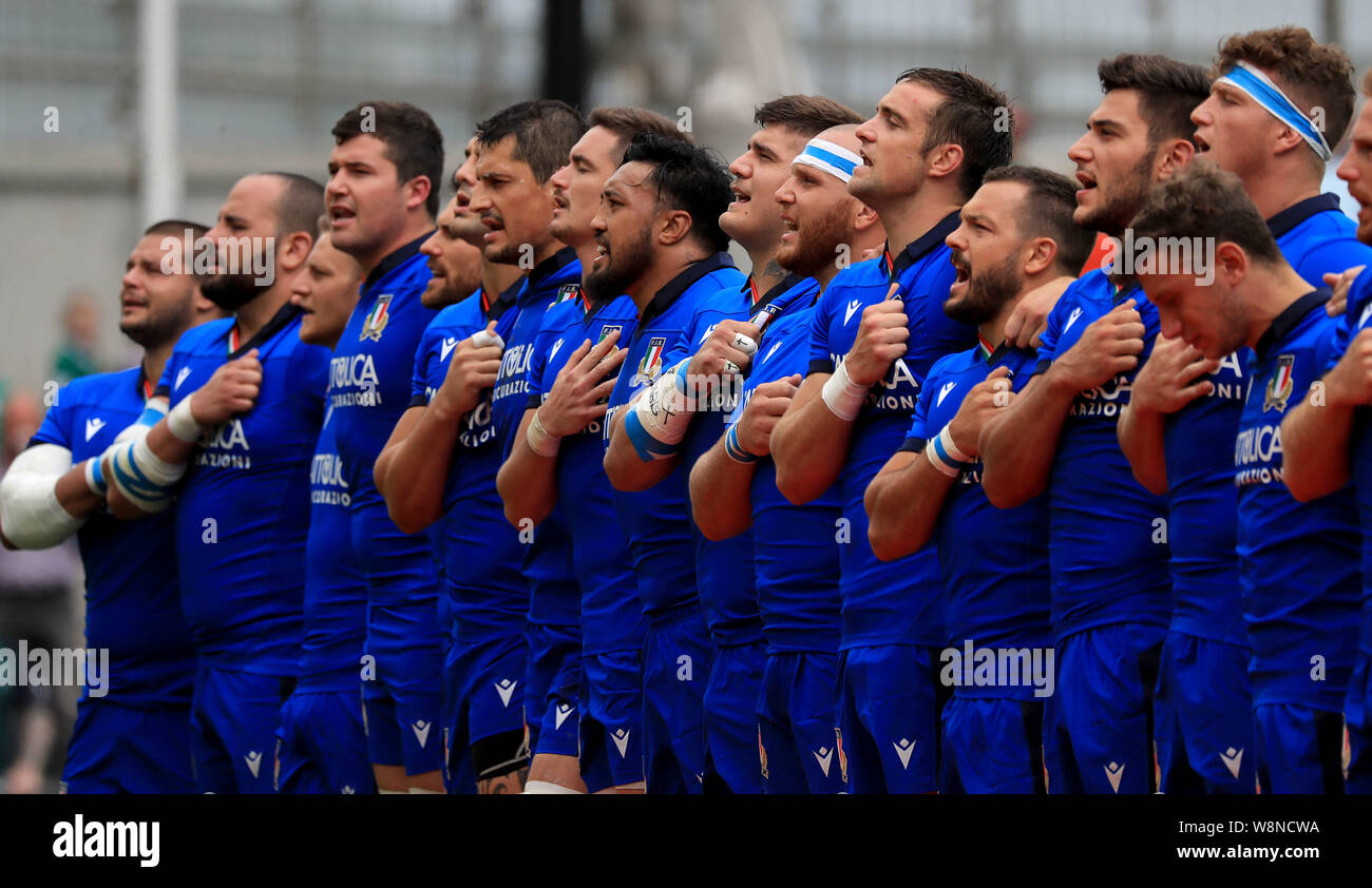 Italy national rugby union team hi-res stock photography and images - Alamy