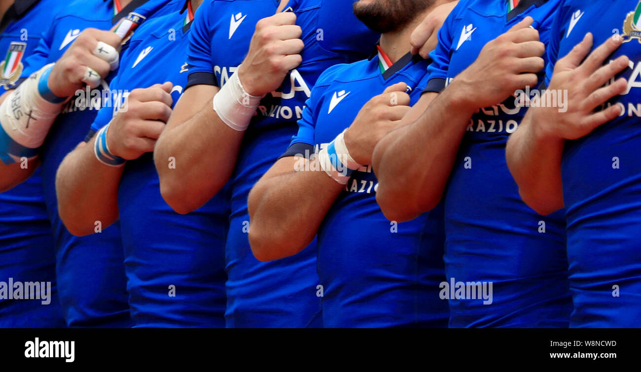 Italy national rugby union team hi-res stock photography and images - Alamy