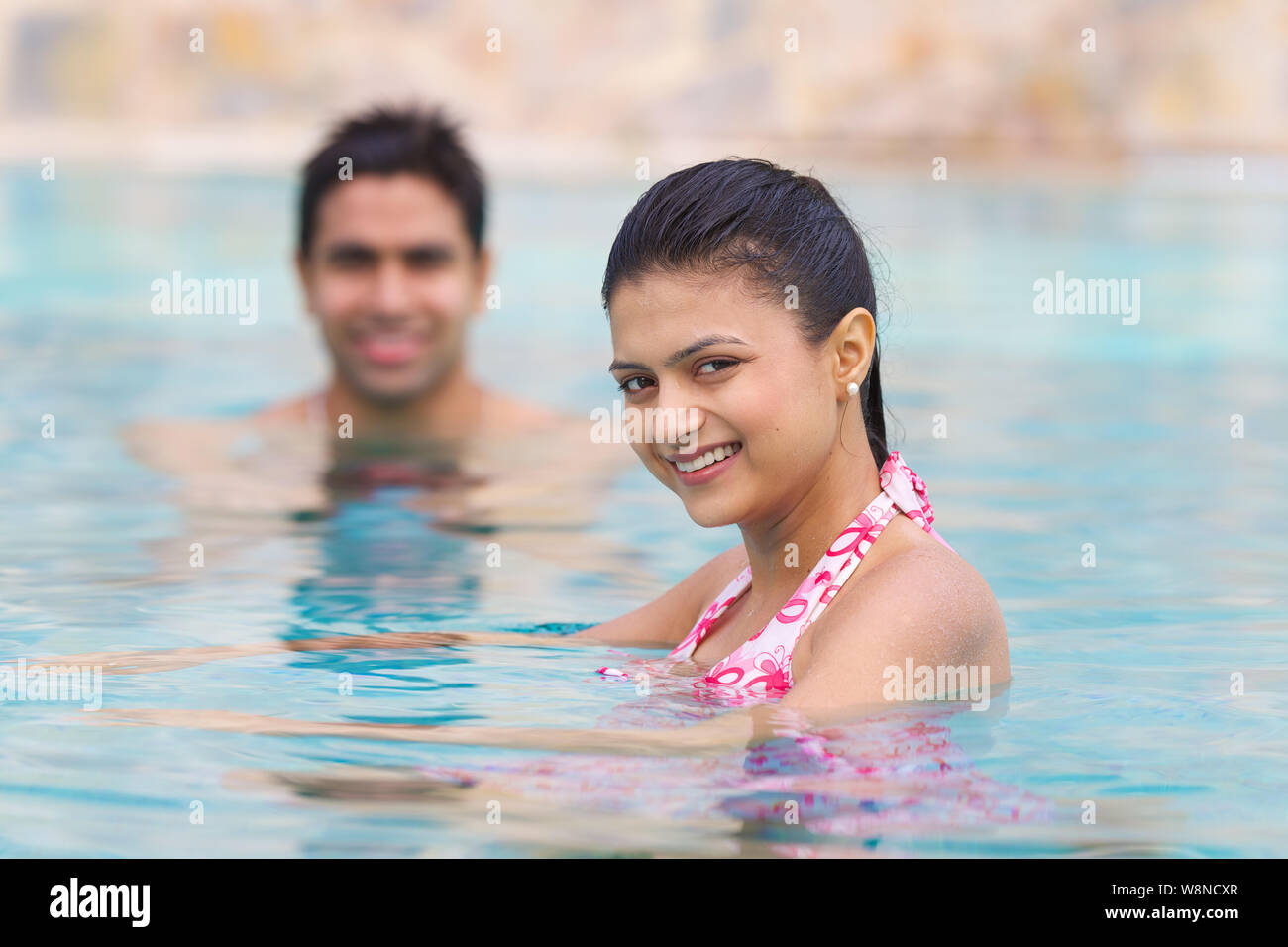Young couple underwater hi-res stock photography and images - Alamy