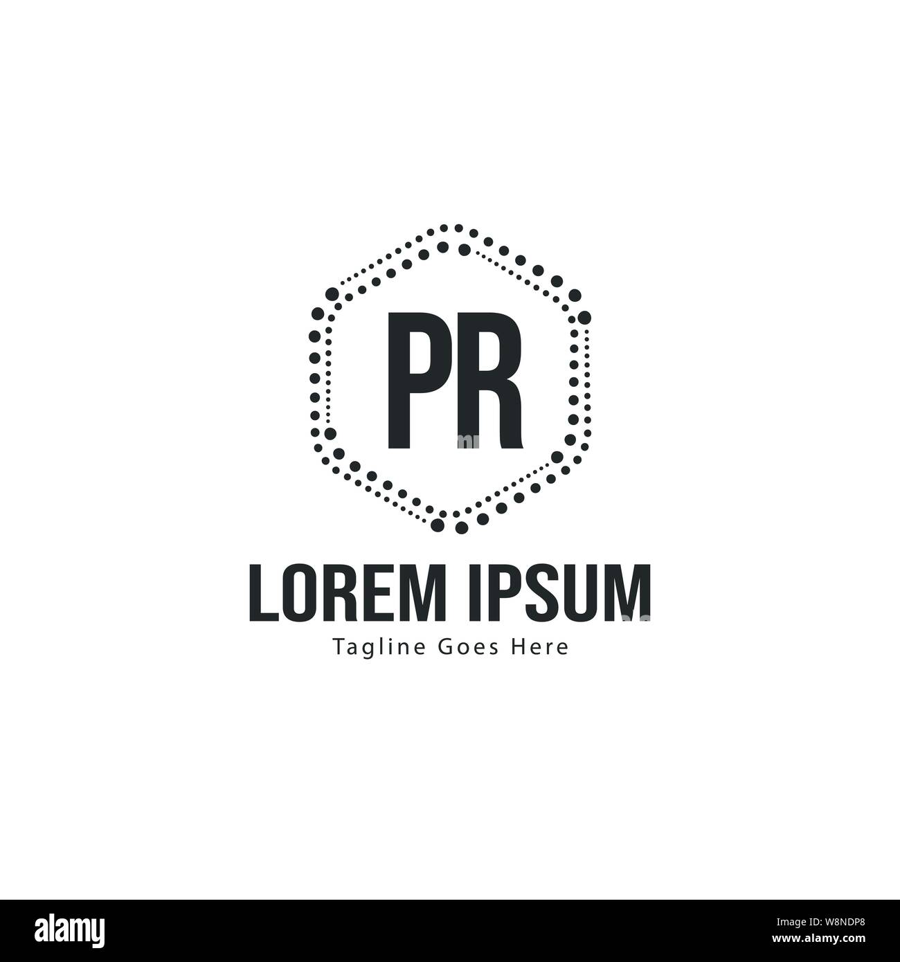 Pr logo Black and White Stock Photos & Images - Alamy