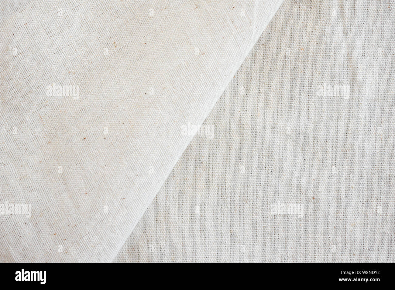 white calico fabric cloth background texture Stock Photo - Alamy