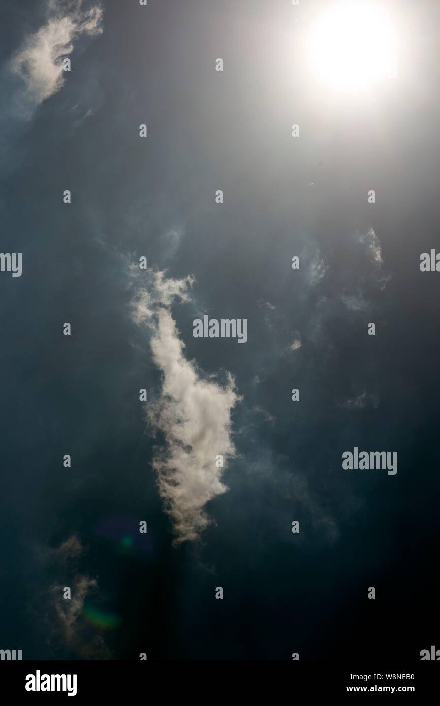 Sky with clouds dramatic mood auto tone fine art fifty megapixels Stock ...