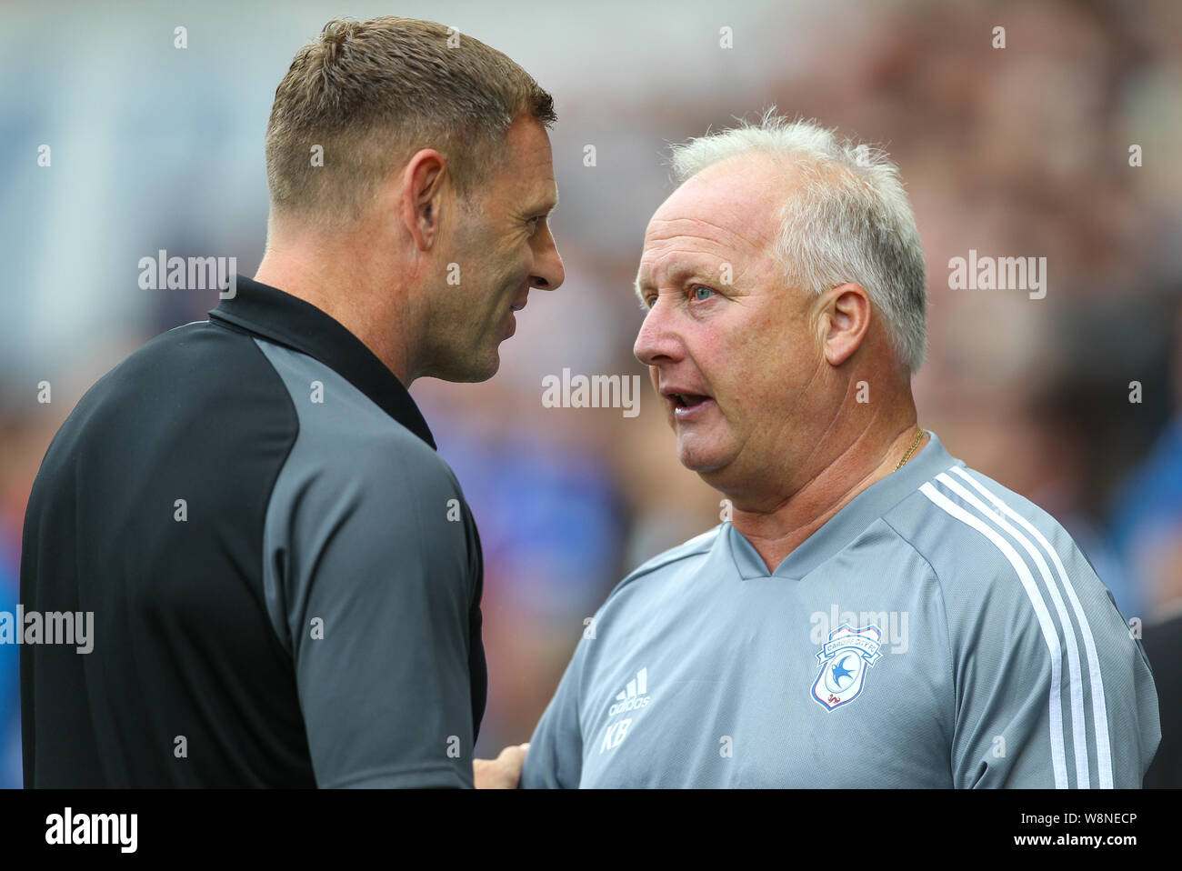 Cardiff city first team coach hi-res stock photography and images - Alamy