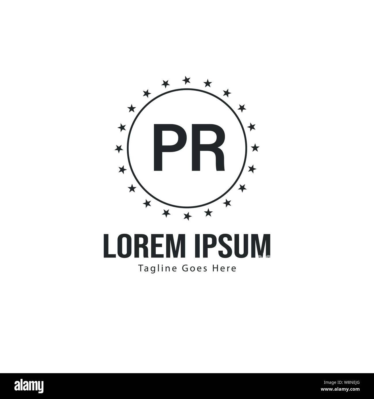 Pr logos Black and White Stock Photos & Images - Alamy