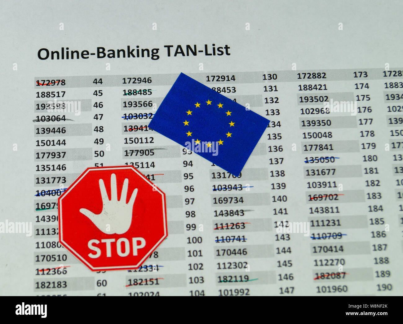 PSD2 PSD Payment Services Directive Two Stock Photo - Alamy