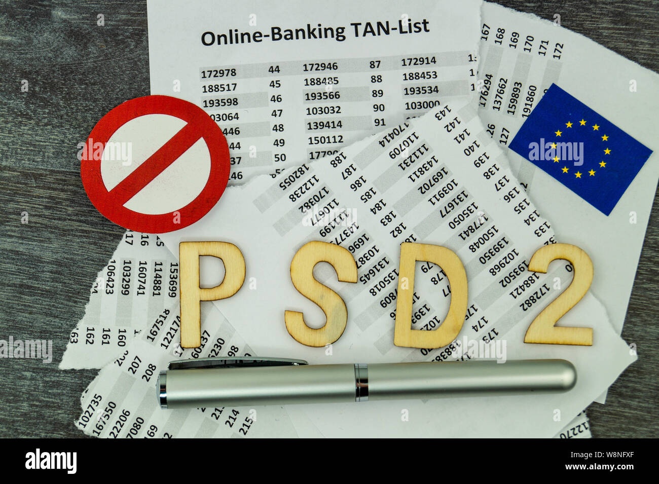 PSD2 PSD Payment Services Directive Two Stock Photo - Alamy