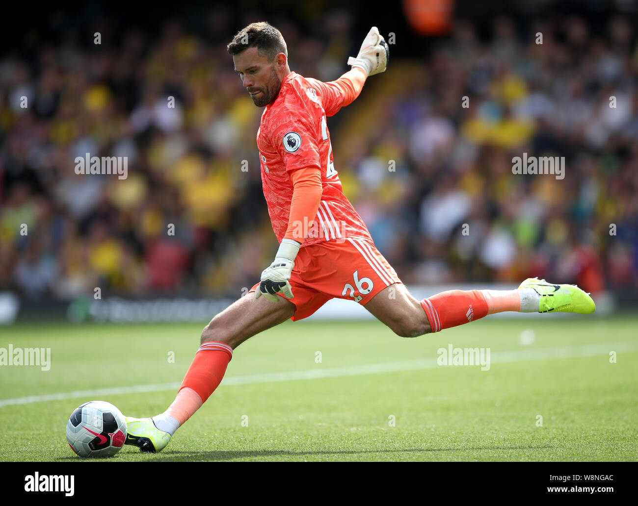 Watford goalkeeper Ben Foster during the Premier League match at ...