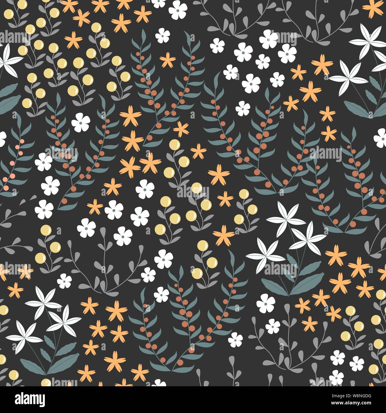 Heather grass garden Stock Vector Images - Alamy