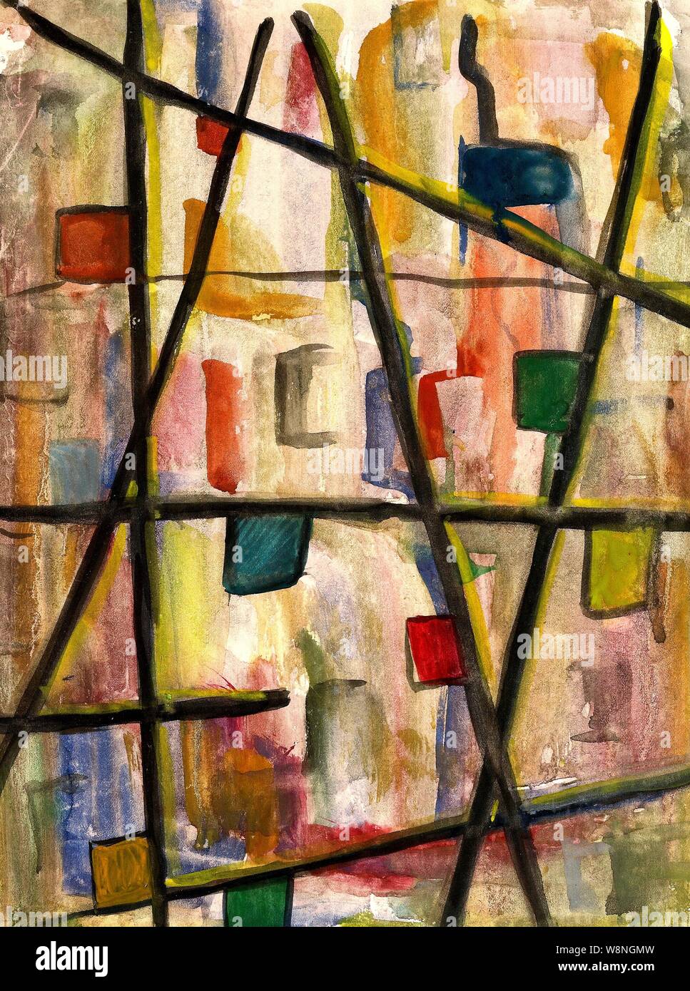 abstract color illustration Stock Photo - Alamy