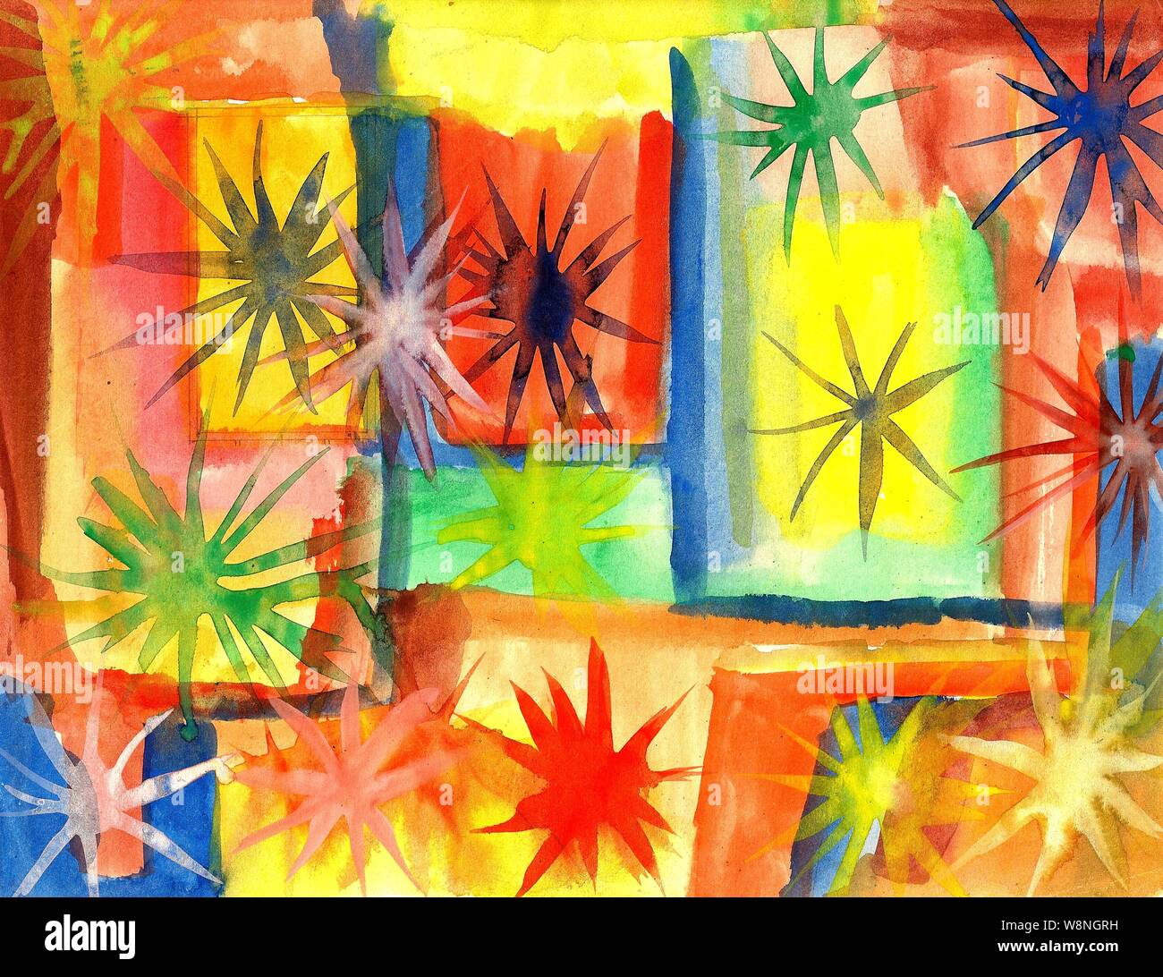 abstract color illustration Stock Photo - Alamy