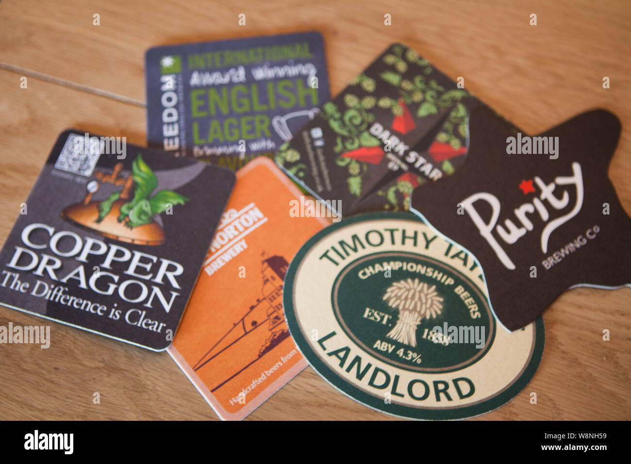 English beer mats hi-res stock photography and images - Alamy