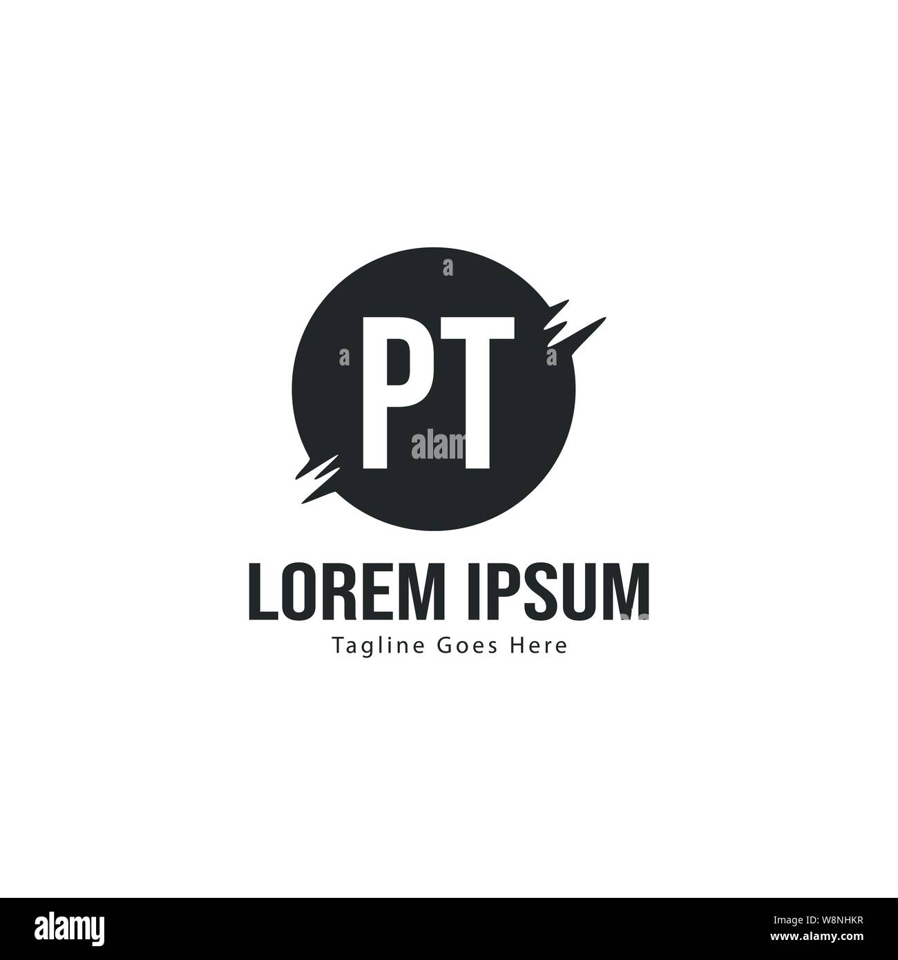 Pt logos Black and White Stock Photos & Images - Alamy