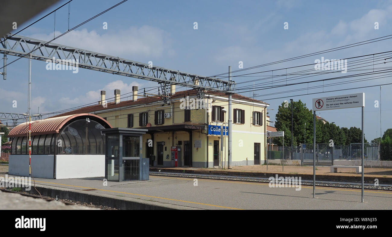 COLLEGNO, ITALY - CIRCA AUGUST 2019: Collegno railway station Stock ...