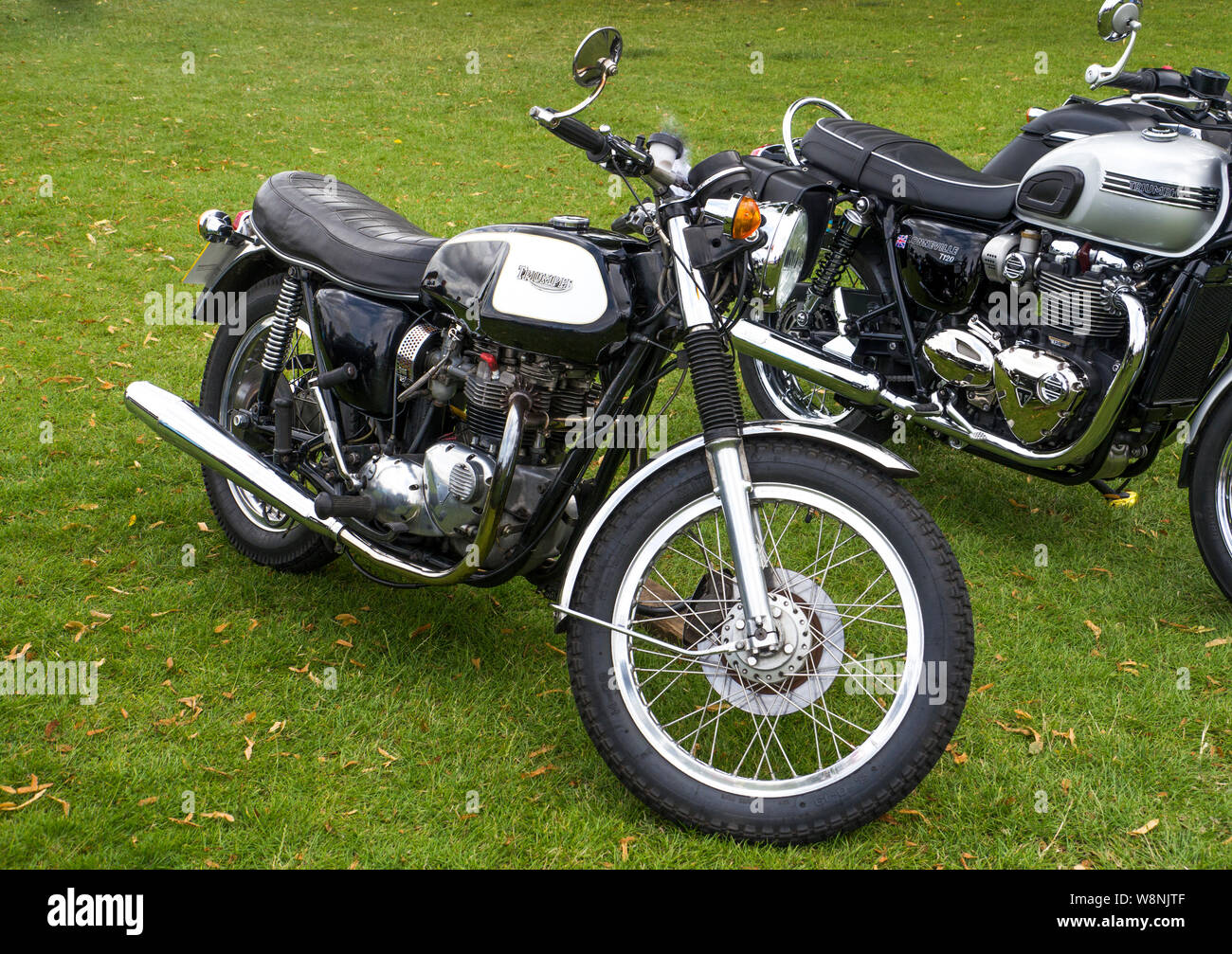 Triumph 750cc Classic Motorcycle built 1978 Stock Photo - Alamy
