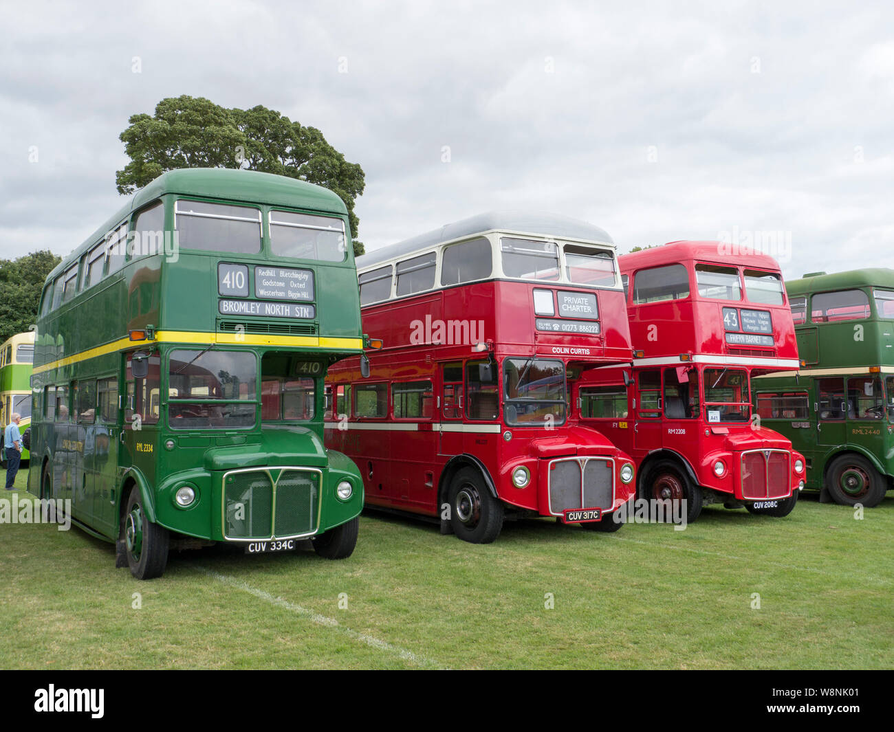 A group of three RM Routemaster Buses at Alton Bus Rally & Running Day ...