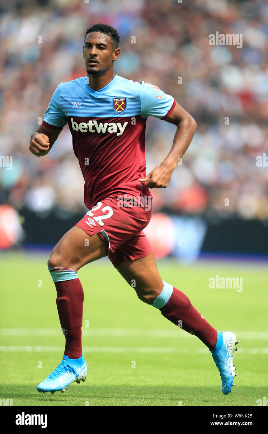 West Ham United's Sebastien Haller during the Premier League match at ...