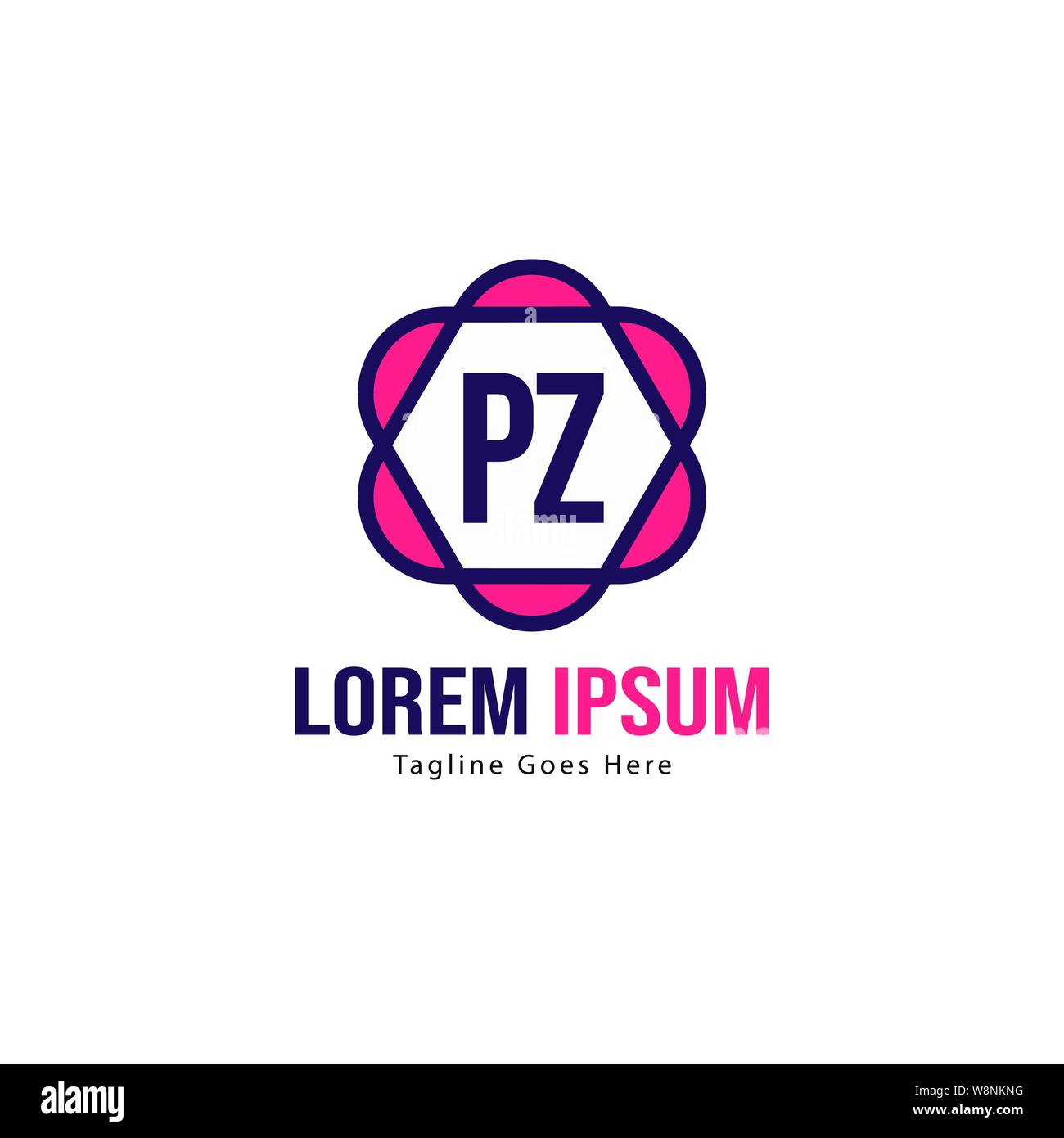 Letter pz logo hi-res stock photography and images - Alamy