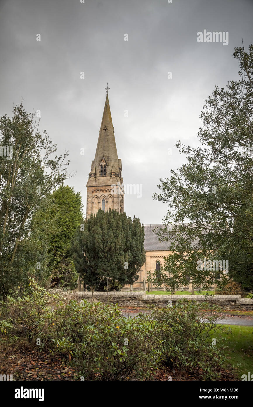 Matfen village hi-res stock photography and images - Alamy