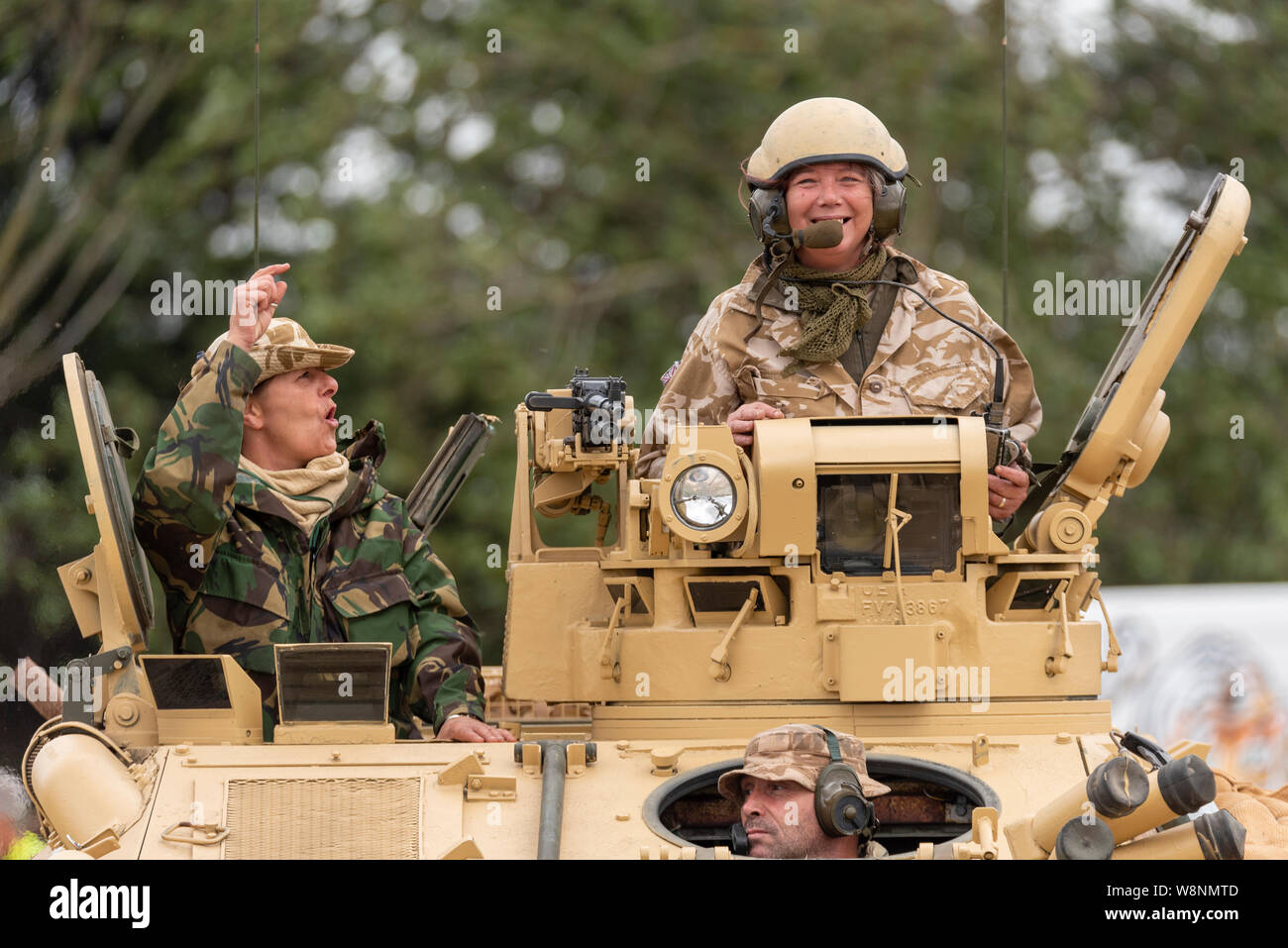 Woman tank commander hi-res stock photography and images - Alamy