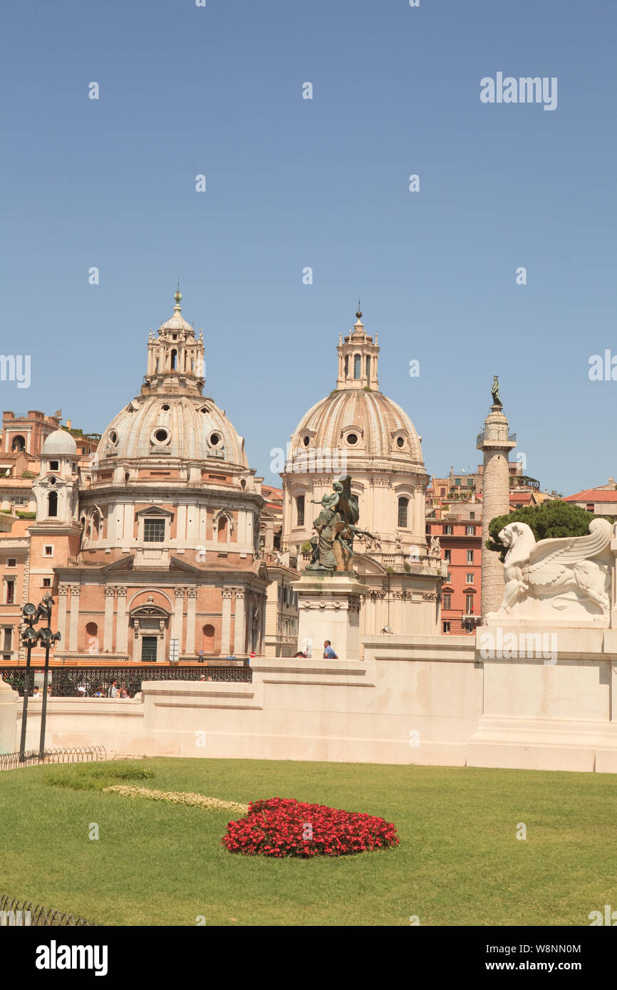 Temple Of Trajan, Rome, Italy Stock Photo - Alamy