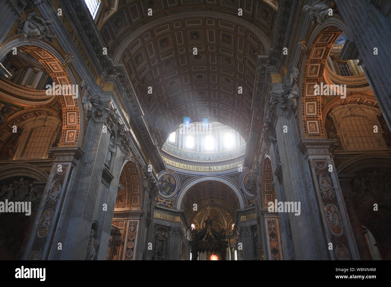 Ornate Painted Ceilings, Rome, Italy Stock Photo - Alamy