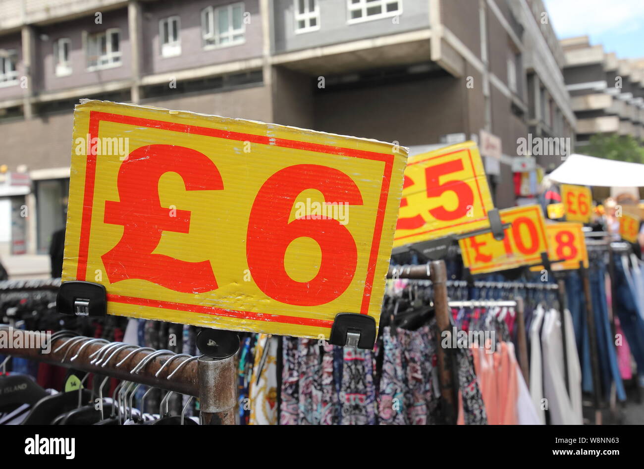 Price tag in British pounds UK Stock Photo - Alamy