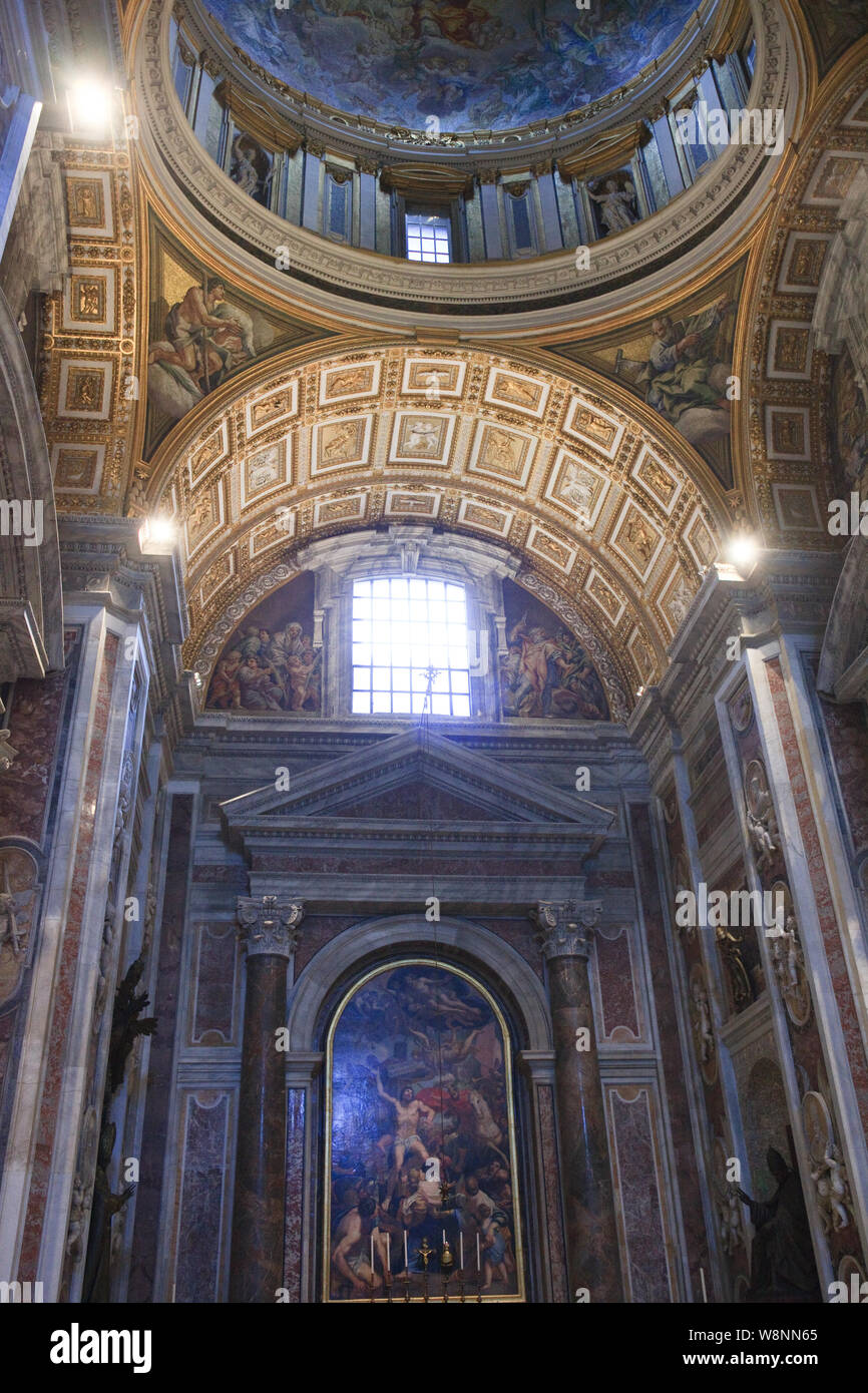 Ornate Painted Ceilings, Rome, Italy Stock Photo - Alamy