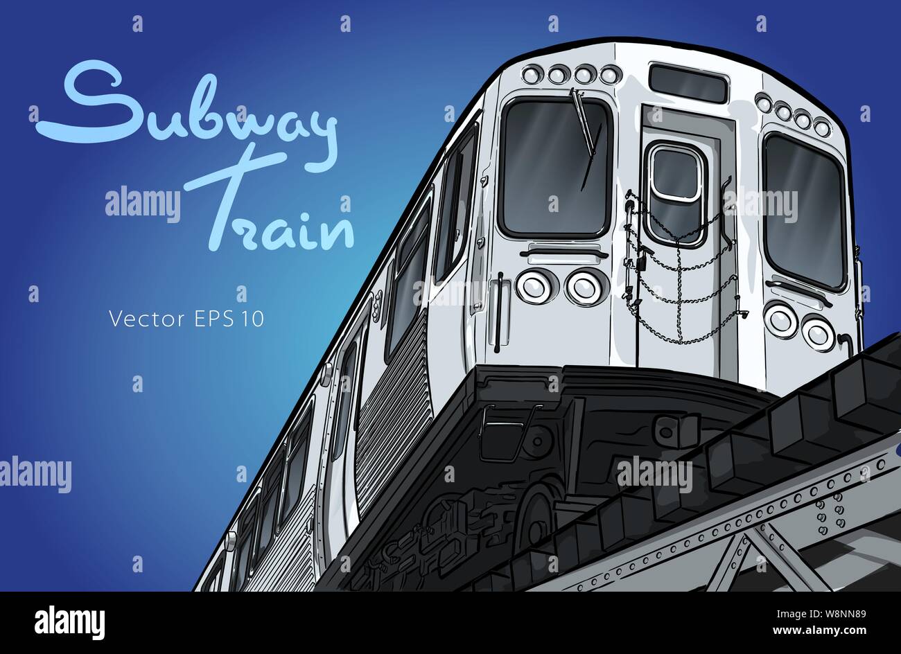 Perspective drawing train hi-res stock photography and images - Alamy