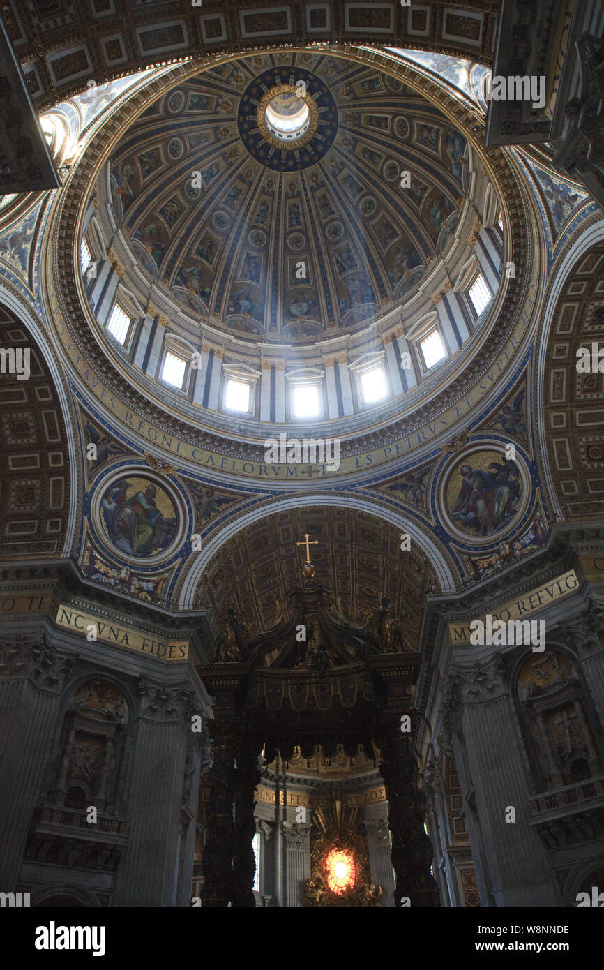 Ornate Painted Ceilings, Rome, Italy Stock Photo - Alamy