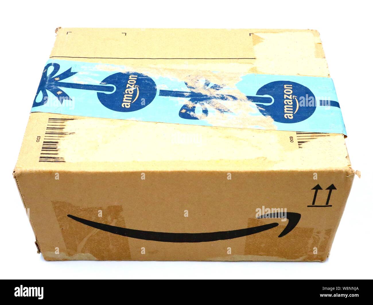 Used AMAZON Shipping Package Parcel Cardboard Box. Amazon is an ...