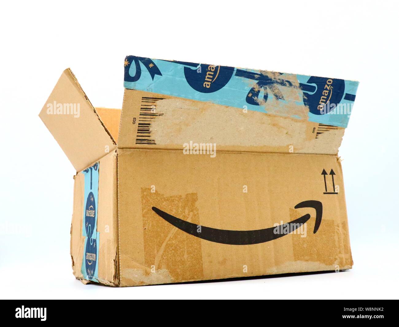 Used AMAZON Shipping Package Parcel Cardboard Box. Amazon is an ...