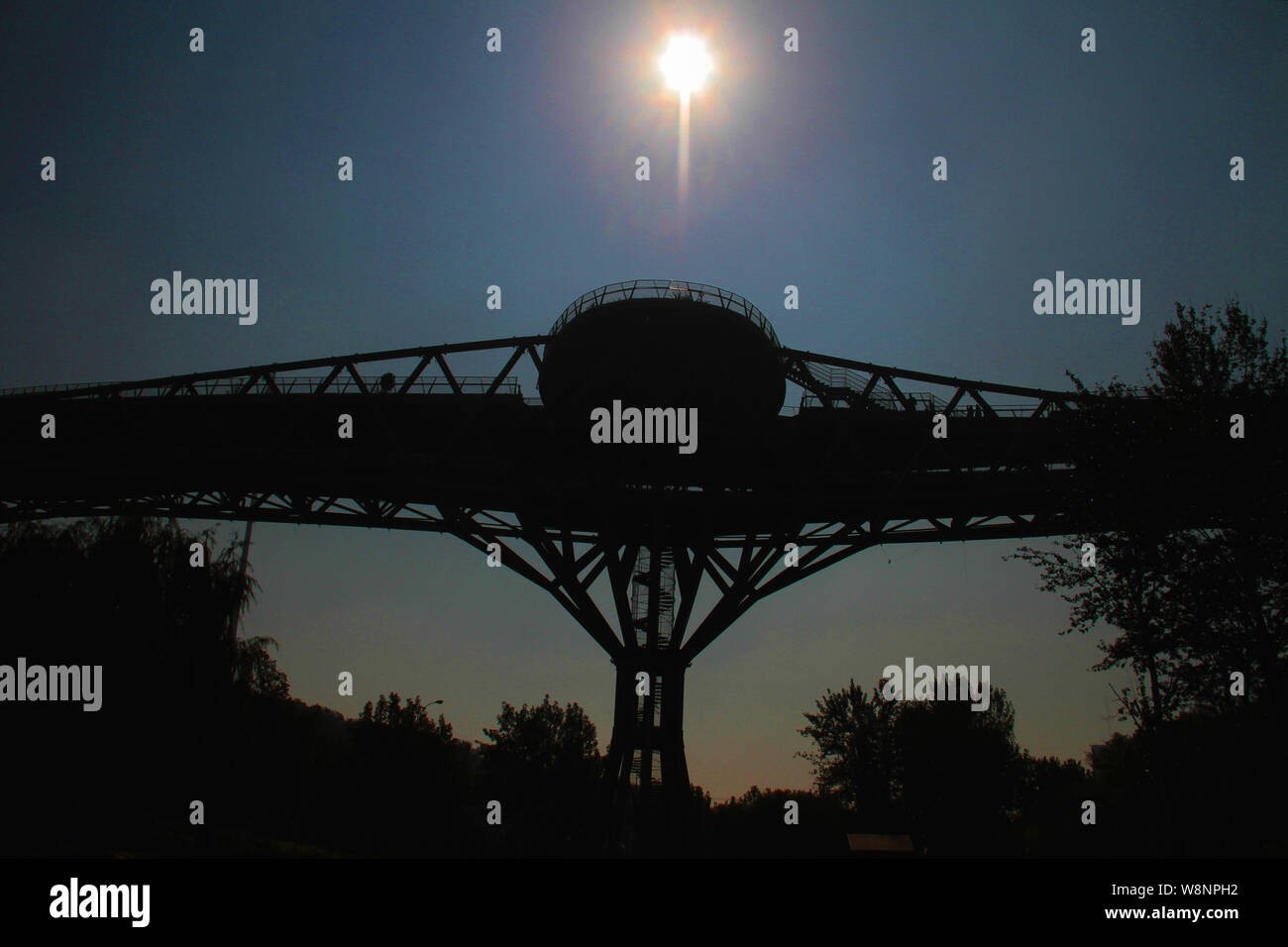 The Tabi'at Bridge is the largest pedestrian overpass Tehran, Iran. The ...