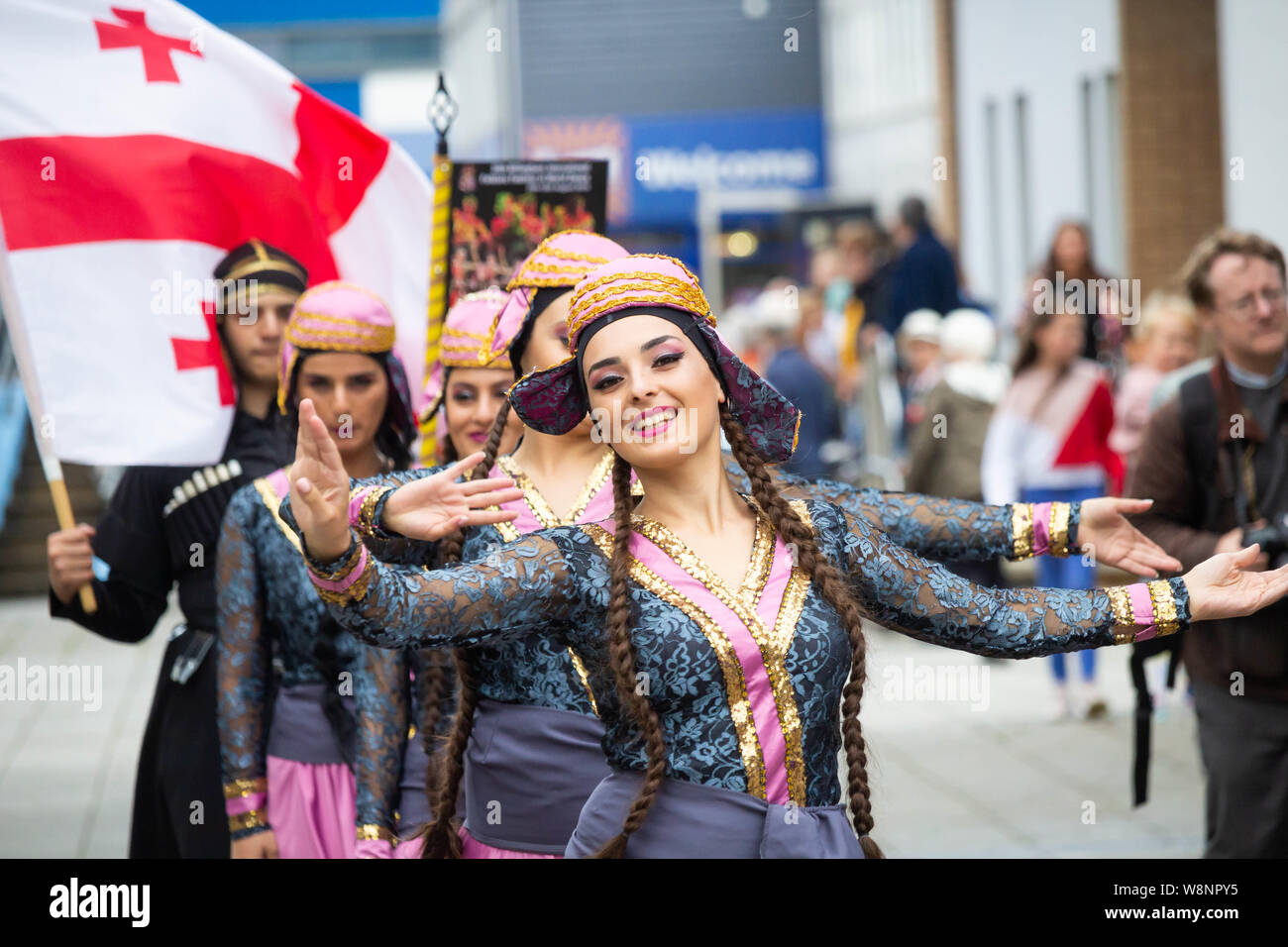 Dancers from Georgia performing at the Billingham International ...